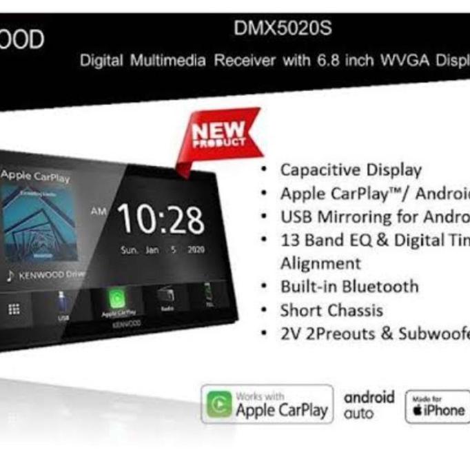 Jual Kenwood DMX-5020S Head Unit Double Din Android DMX-5020S | Shopee Indonesia