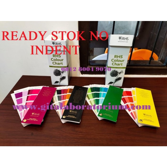Jual Ready RHS Colour Chart Sixth Edition 2019 Reprint - Bagan Warna ...