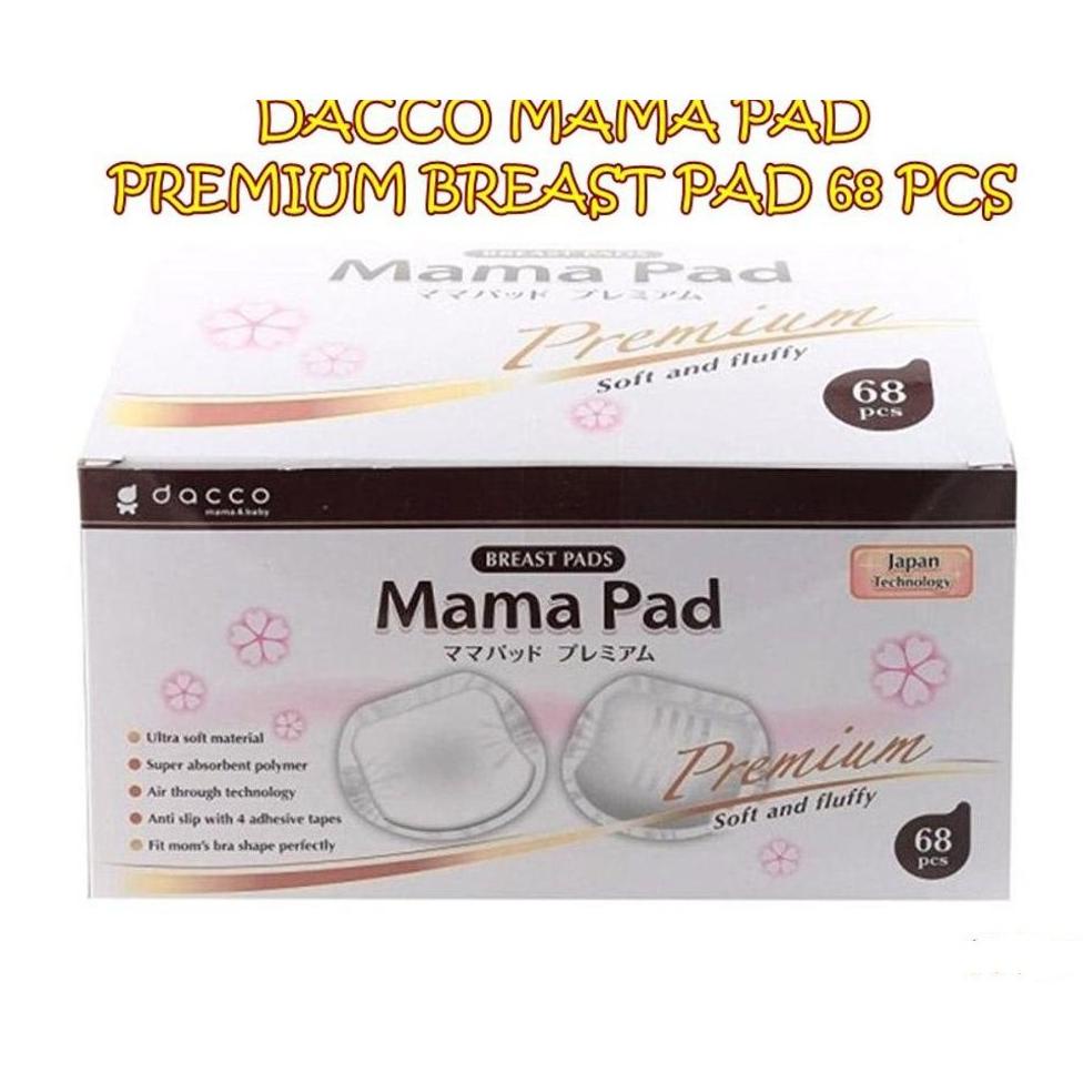Jual Mamapad Breastpad Isi 56 / 24 Pcs 3D Side Cut Shape Dacco / Mama Pad Breast Pad Premium 68 ...