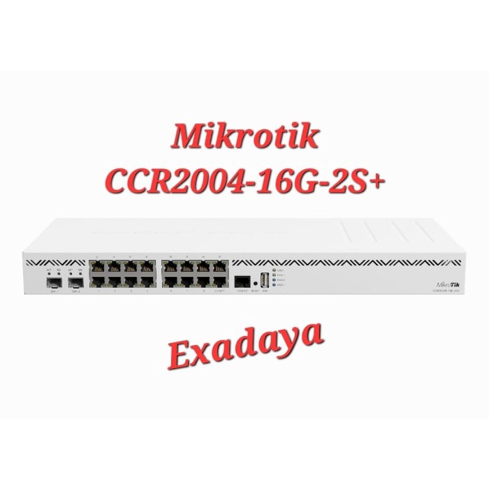 Jual MikroTik CCR2004-16G-2S+ Cloud Core Router CCR 2004 16G 2S ...