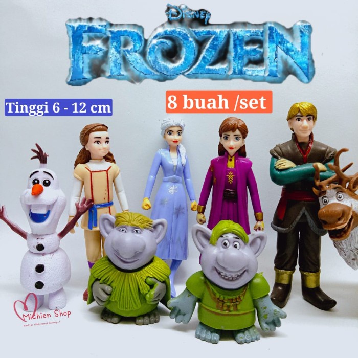Jual Ni Ng- Figure Frozen (set 8) Elsa Anna Olaf Kristof Disney ...