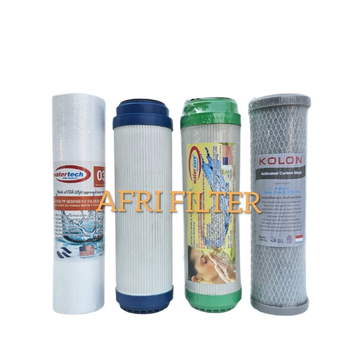 Jual Paket Filter Air 4 Tahap Sumur Bor (Clear 10" Drat 3/4" SMRC ...