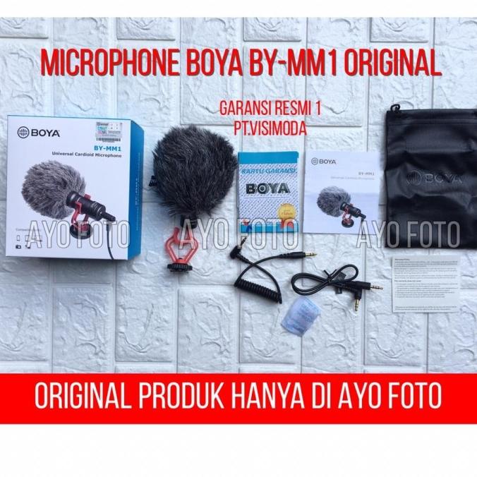 Jual Boya BY MM1 Mini Microphone Cardioid Shotgun Mic | Shopee Indonesia