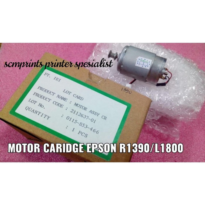 Jual MOTOR CARRIAGE T1100 R1390 R2000 EPSON L1800 L1300 MOTOR BELT HEAD ...