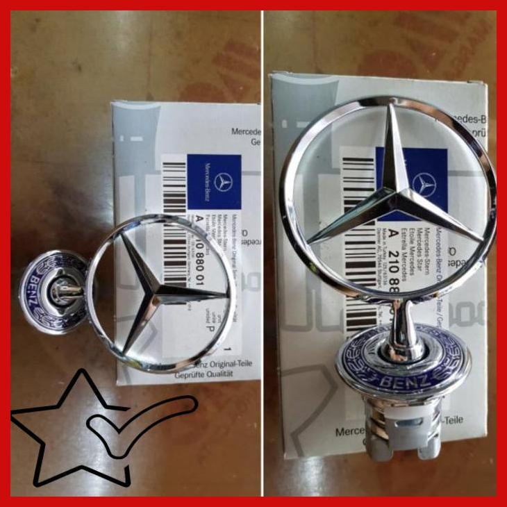 Jual Logo Bintang Kap Mesin Mercedes Benz W210 W202 W124MP W203 W211 ...