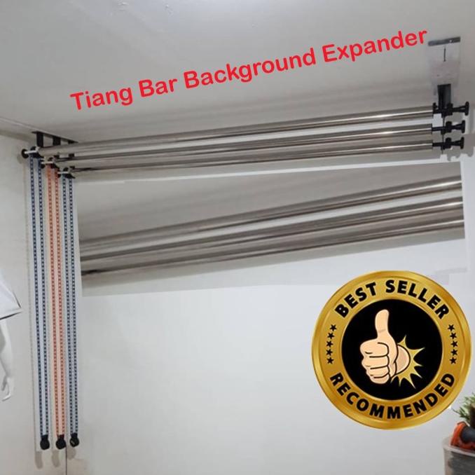 Jual Tiang Bar Background Expander 3 4 6 Kerekan Backdrop Foto photo ...