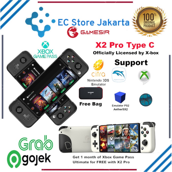Jual GAMESIR X2 PRO TYPE C GAMEPAD MOBILE GAMING PHONE CONTROLLER EGG NS PS | Shopee Indonesia
