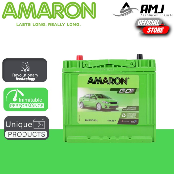Jual Promo Aki Mobil Toyota Kijang Innova Bensin 55D23L Amaron Go Aki Kering 60Ah | Shopee Indonesia