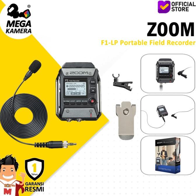 Jual Zoom F1 Field Recorder with Lavalier Microphone | Shopee Indonesia