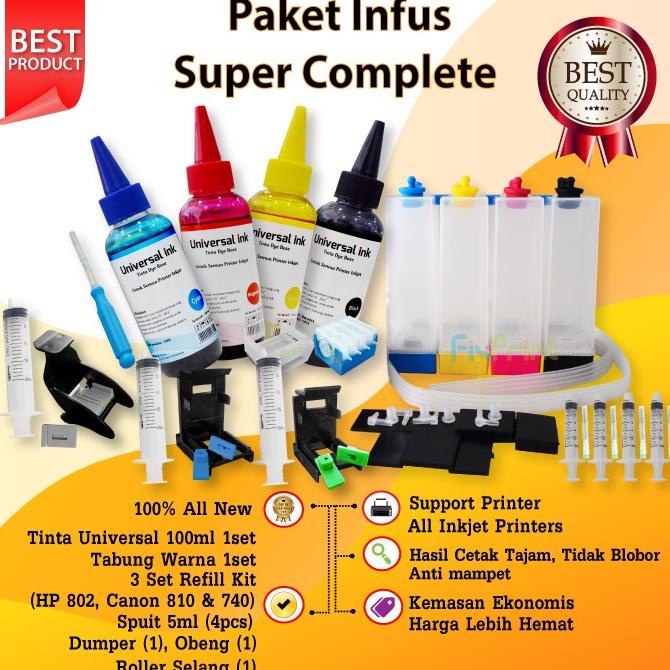 Jual Paket Printer Infus Super Komplit, Infus Pack Printer Hp Canon ...