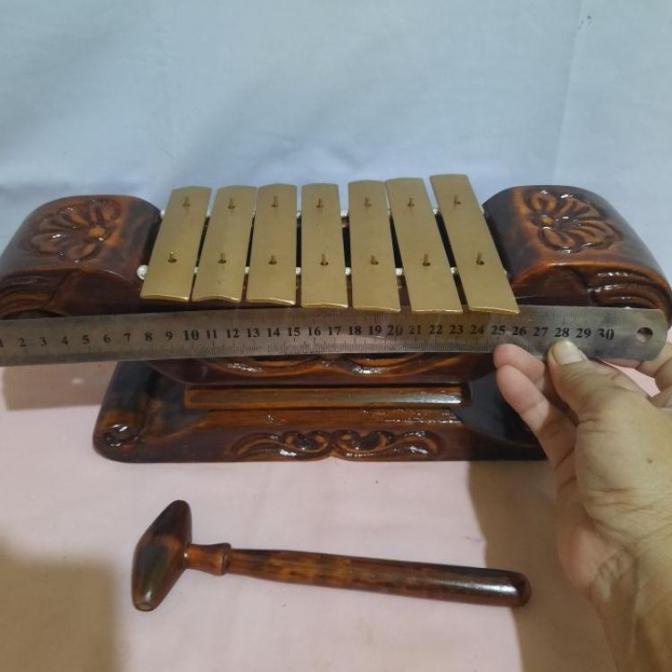 Jual Gamelan saron mini 7 nada/Alat musik tradisional /untuk edukasi ...