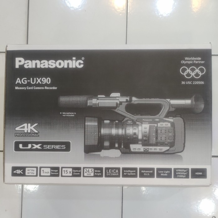 Jual PANASONIC AG-UX90 4K PROFESSIONAL CAMCORDER RESMI | Shopee Indonesia