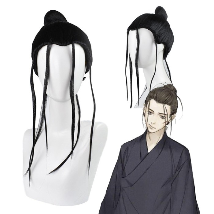 Jual LOL-61 wig dinasti jepang cina zaman kuno rambut palsu cosplay ...