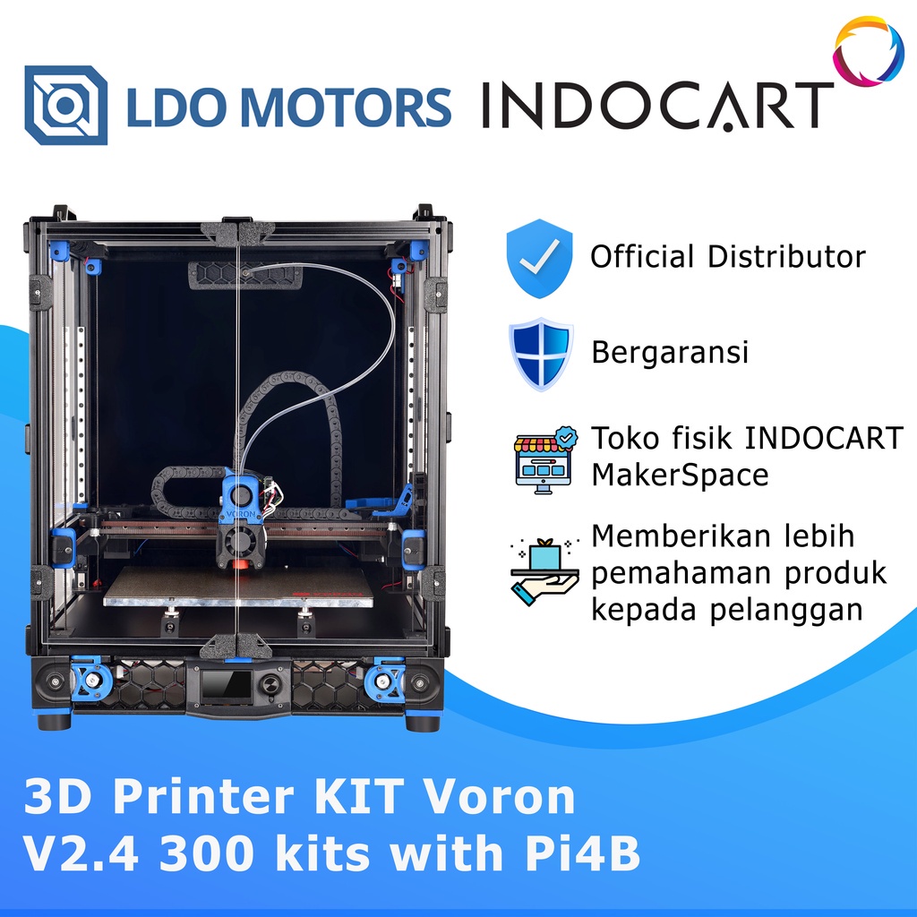 Jual 3D Printer Unit LDO VORON KIT V2.4-300 Printer Kits with Pi4B ...