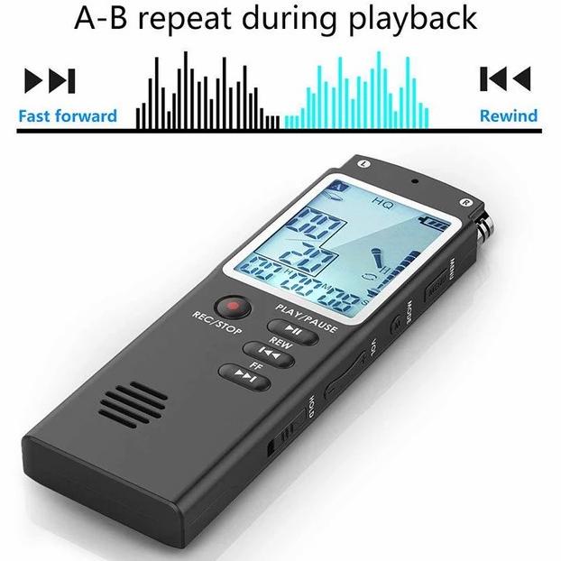 Jual Alat Perekam Suara Digital Voice Recorder Mini 8GB - T60 | Shopee ...