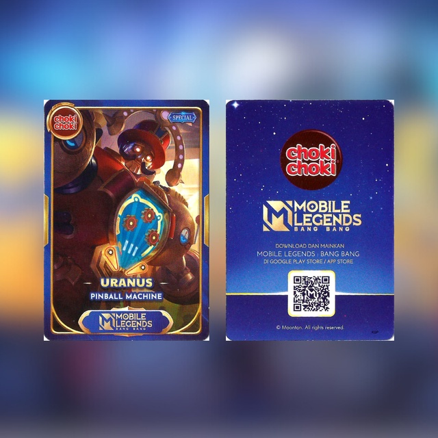 Jual Kartu Mobile Legends Choki Choki Uranus Pinball Machine | Shopee ...