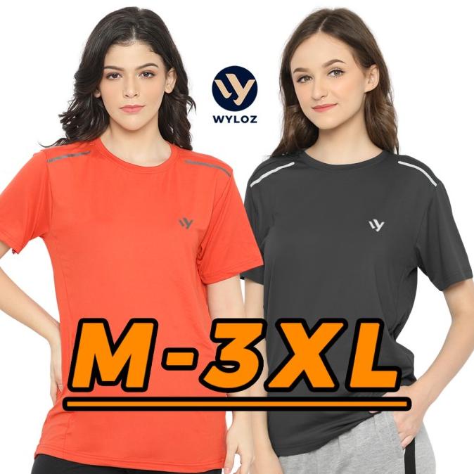 Jual Baju Kaos Olahraga Jumbo Big Size Gym Senam Yoga Cewek Wanita ...