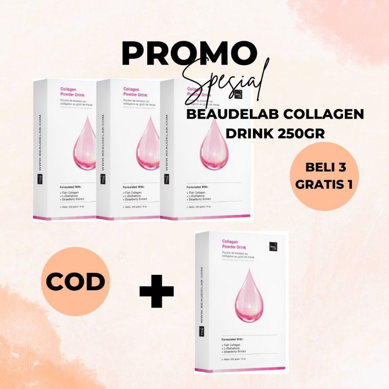 Jual Beaudelab Collagen Drink Beli 3 Gratis 1 | Shopee Indonesia