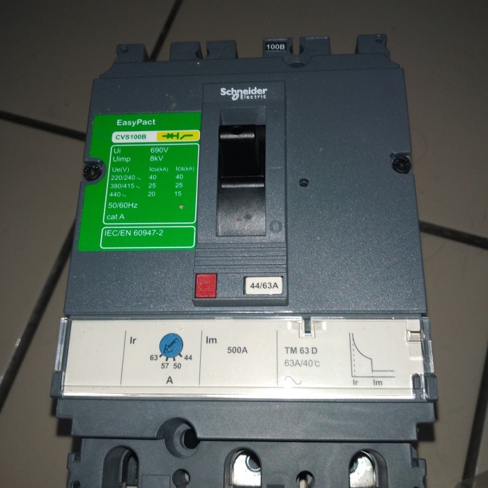 Jual Original Lv510305 Cvs 100B 63A 3P Schneider Limited | Shopee Indonesia