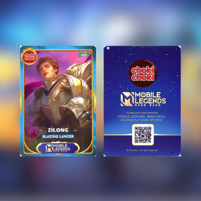 Jual Kartu Mobile Legends Choki Choki Zilong Blazing Lancer | Shopee ...