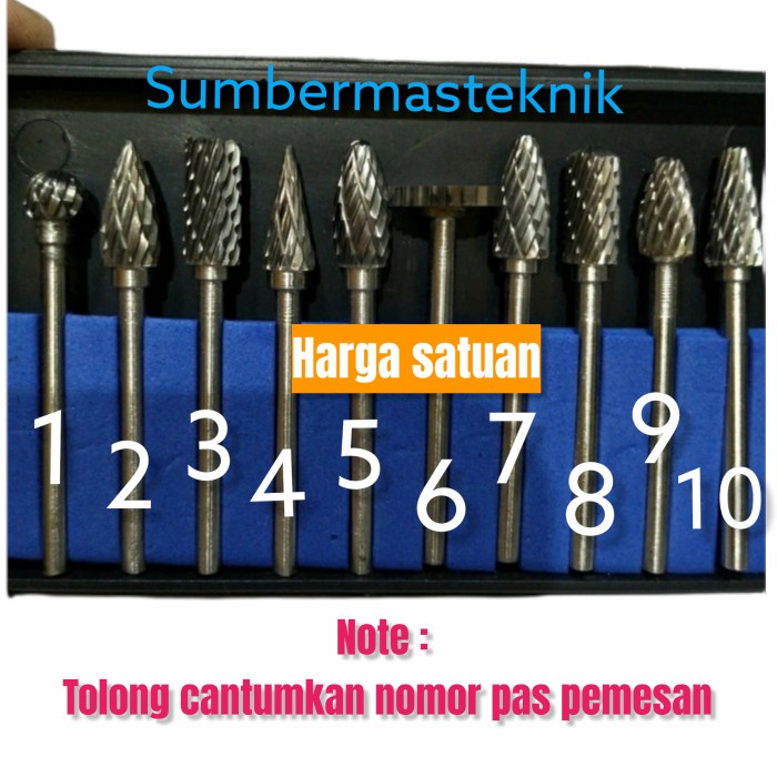 Jual mata tuner mata rotary mata carbit mata cuner mata bor untuk bor ...