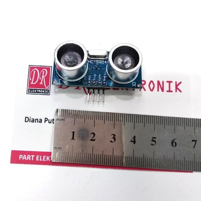 Jual Baru Sensor Jarak HCSR04 HC-SR04 Ultrasonik Arduino wave module ...