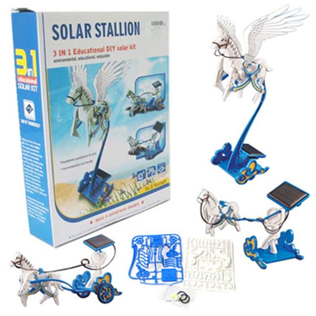 Jual MAINAN DIY SOLAR PEGASUS / HORSE TRAINER / CHARIOT STALLION CSL-2017 (903402184) | Shopee ...