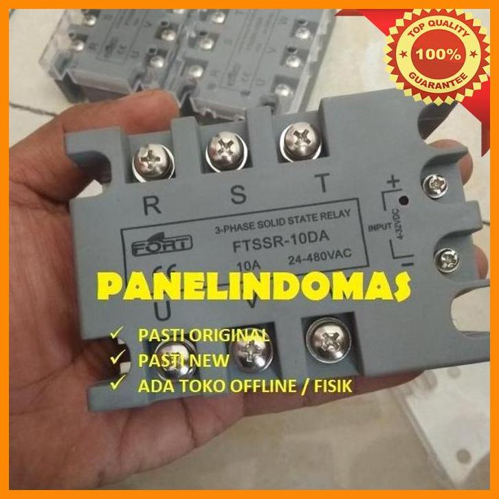 Jual (pane) ftssr-10da 3 phase solid state relay / ssr dc-ac merk fort | Shopee Indonesia