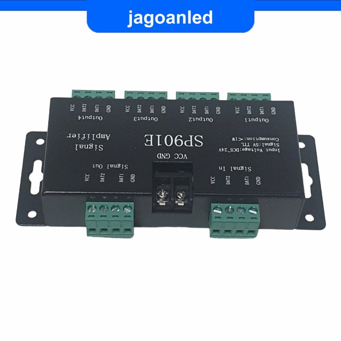 Jual Sp901E Spi Signal Amplifier Ttl Splitter Repeater Adressable Led ...