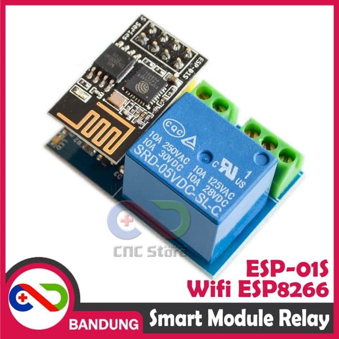 Jual SMART MODULE RELAY WIFI ESP8266 ESP-01S WIFI RELAY MODULE 5V IOT ...