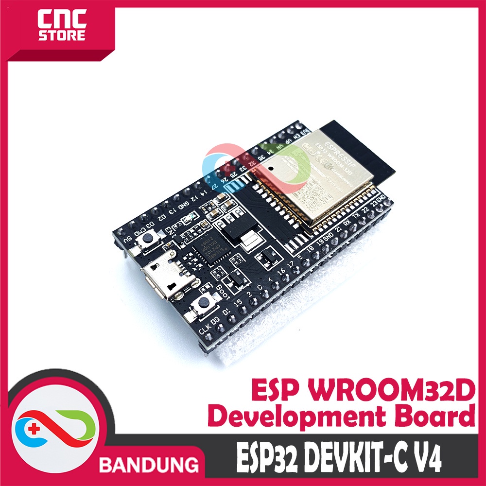 Jual ESP32 ESP-32 DEVKITC V4 WROOM-32D WIFI BLUETOOTH DEVELOPMENT BOARD | Shopee Indonesia