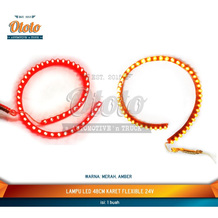 Jual Lampu Led 48Cm Karet Flexible 24V Best | Shopee Indonesia