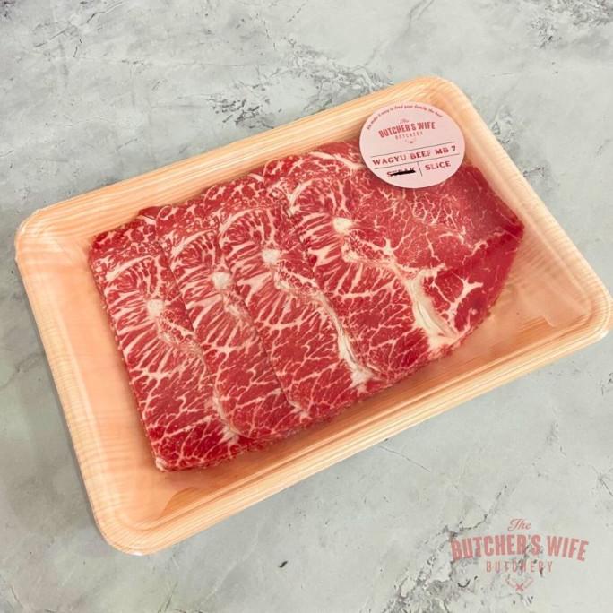 Jual MISUJI SLICE WAGYU MB 7 | OYSTER BLADE WAGYU| ROSU BEEF SLICE ...