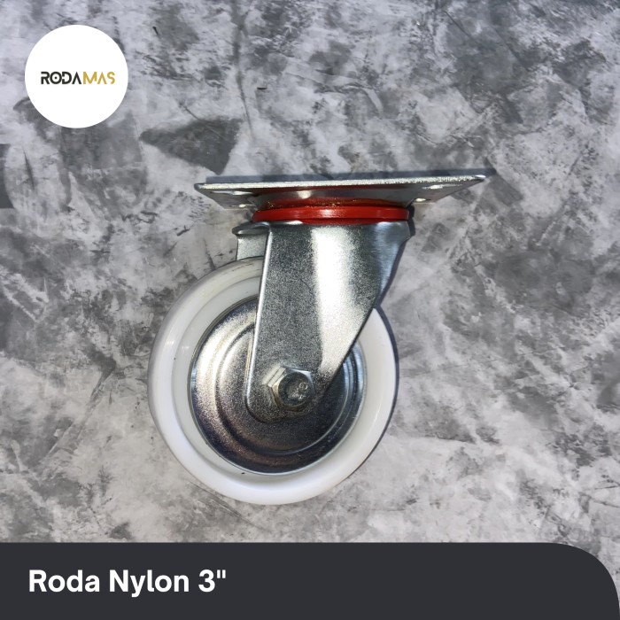 Jual Roda Nylon/ Trolley/ Troli/ Etalase 3 inch ( Hidup ) | Shopee ...