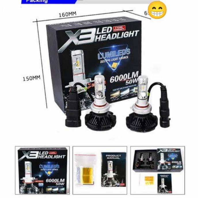 Jual Lampu Depan Mobil VIOS GEN 3 LED X3 H11 H4 Universal | Shopee ...