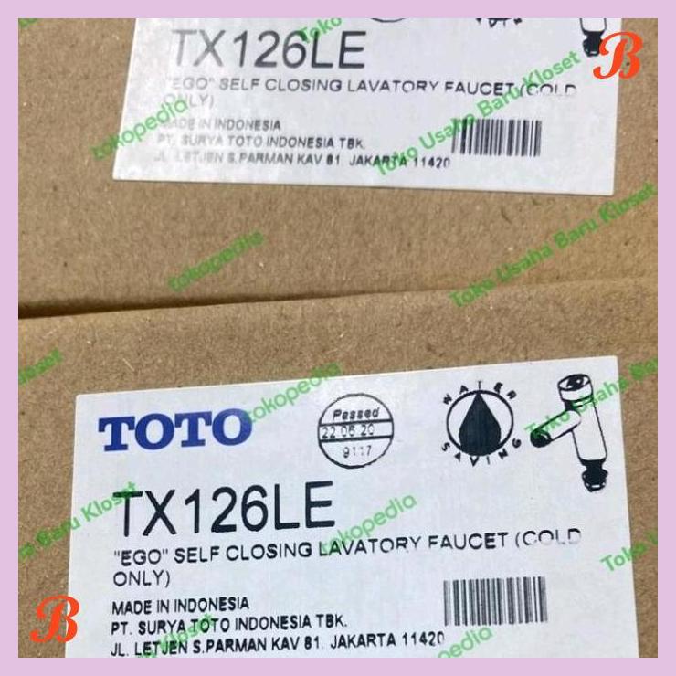 Jual KRAN WASTAFEL PUSH TOTO TX126LE ORIGINAL | UBC | Shopee Indonesia