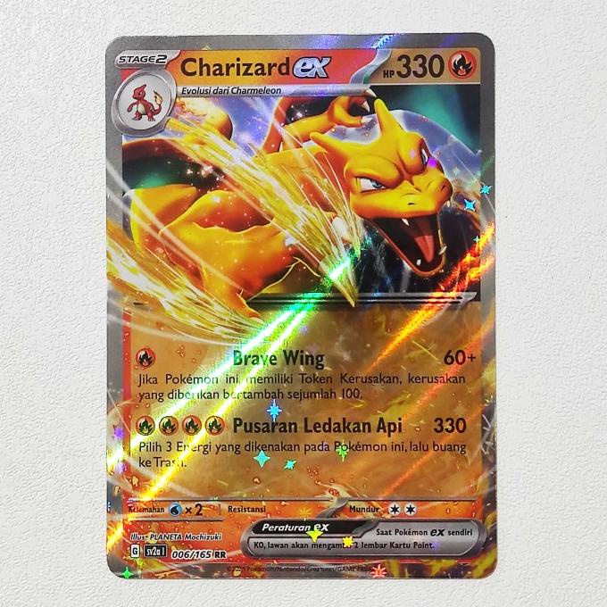 Jual Charizard ex RR 006/165 SV2a - Kartu Pokemon Indonesia | Shopee Indonesia