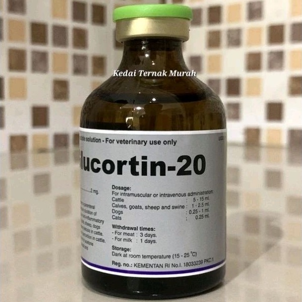 Jual Glucortin 50 ml inj Analgesik Antipiretik Antiinflamasi Sapi ...
