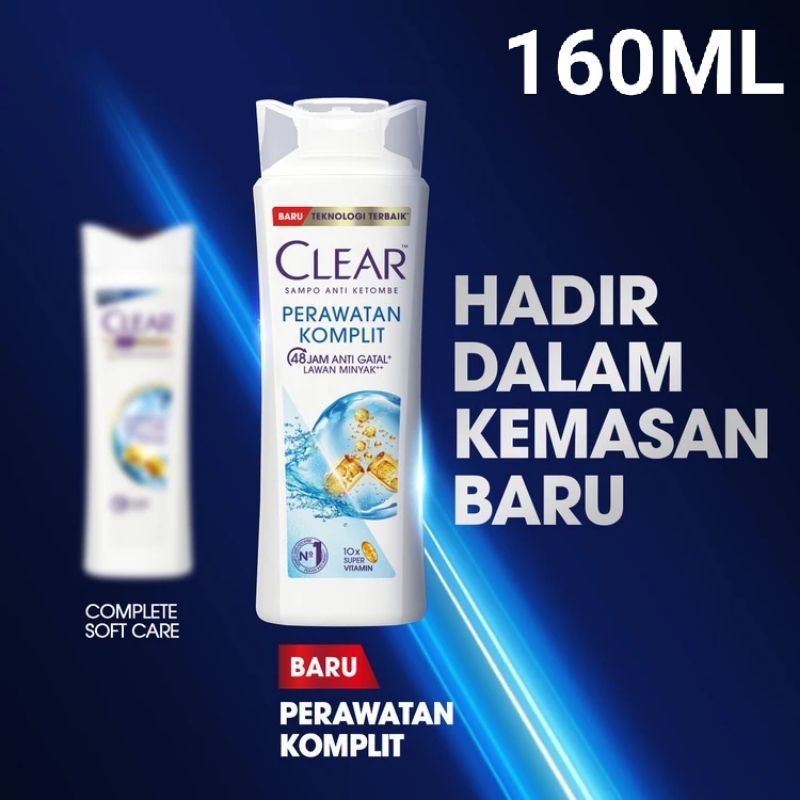 Jual Clear Anti Ketombe Pewatan Komplit 160ML | Shopee Indonesia