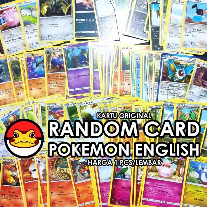 Jual Kartu Pokemon English - Bulk Random TCG Original Card (Pokemon Only) | Shopee Indonesia