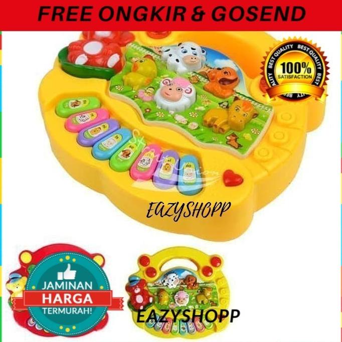 Jual Mainan Anak Bayi Balita Piano Bunyi Suara Musik Edukasi Motorik ...