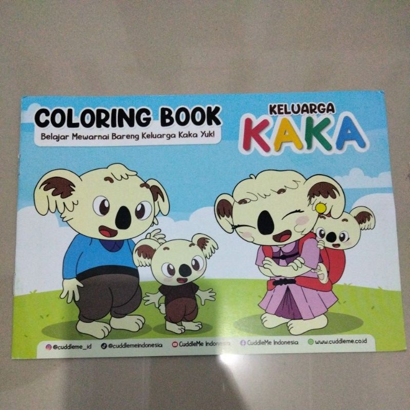 Jual Buku Mewarnai Keluarga Kaka Coloring Book | Shopee Indonesia