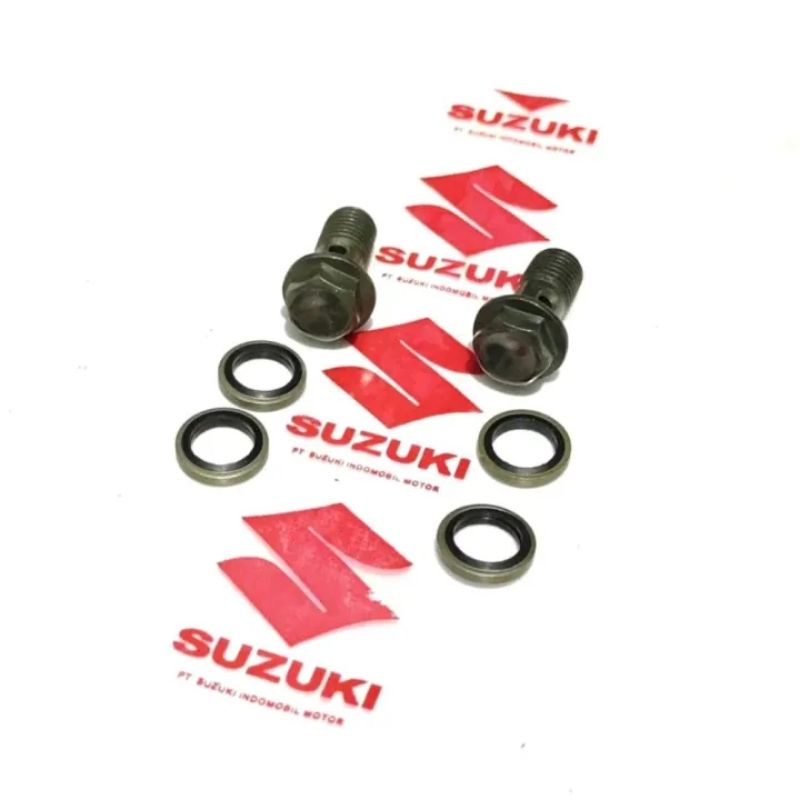 Jual 2pcs baut selang rem depan Suzuki smash,satria Fu,satria 2tak,Skywave,Hayate,spin,skydrive ...