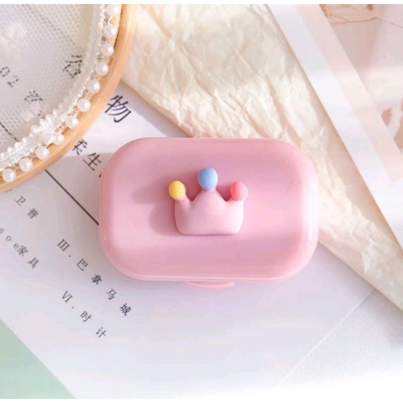 Jual Tempat Softlens Aesthetic Kotak Softlens Karakter Lucu Warna ...