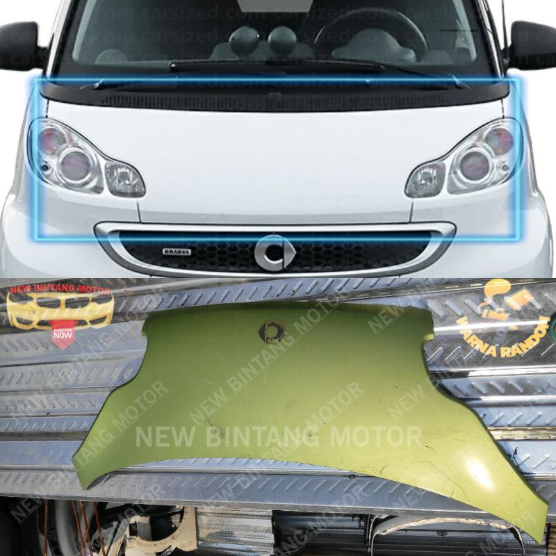 Jual Kap motor kap mesin mercedes smart fortwo original | Shopee Indonesia