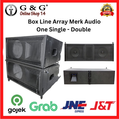 Jual Box Line Array Merk Audio One Single - Double 8 inch 12 inch (1box ...