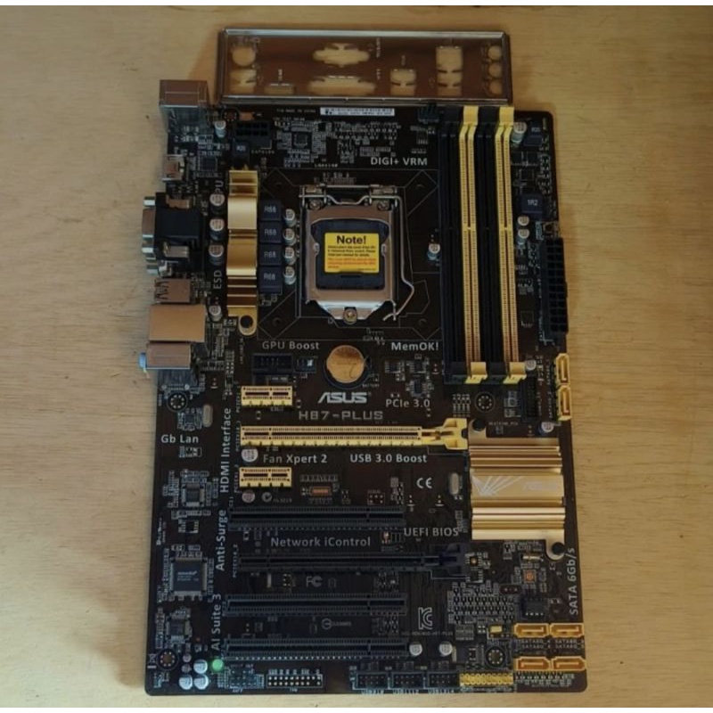 Jual MOBO/MOTHERBOAD ASUS H87 PLUS ATX LGA 1150 / 4 SLOT RAM DDR3 | Shopee Indonesia