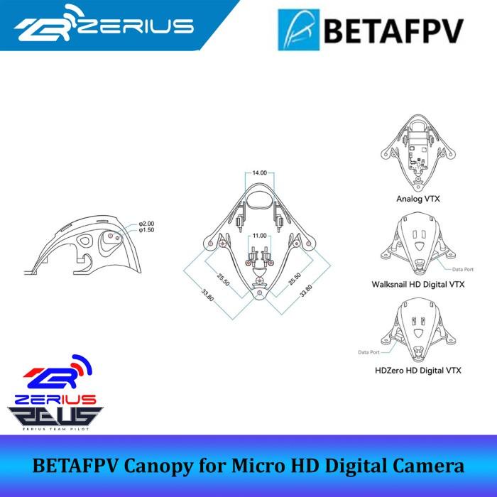 Jual Betafpv Canopy For Micro / Nano Hd Digital Camera | Shopee Indonesia