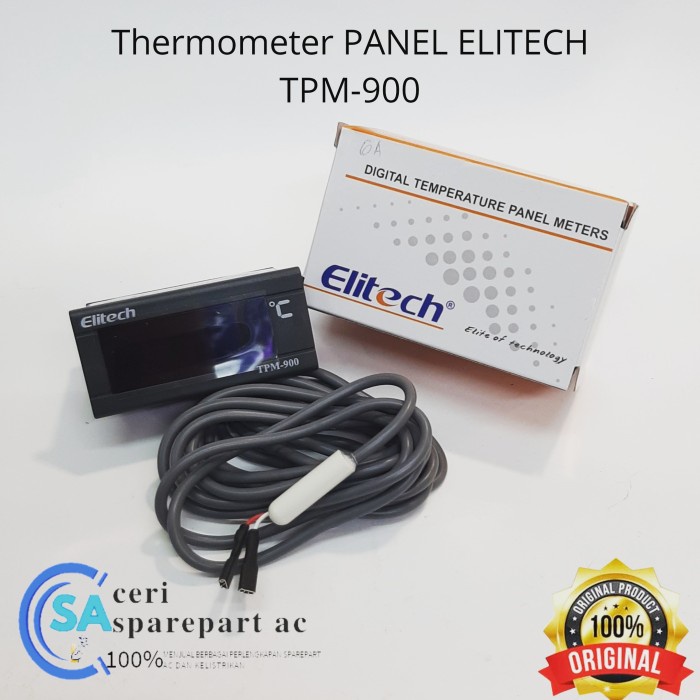 Jual Elitech TPM-900 Digital Thermometer alat ukur temperature PANEL | Shopee Indonesia