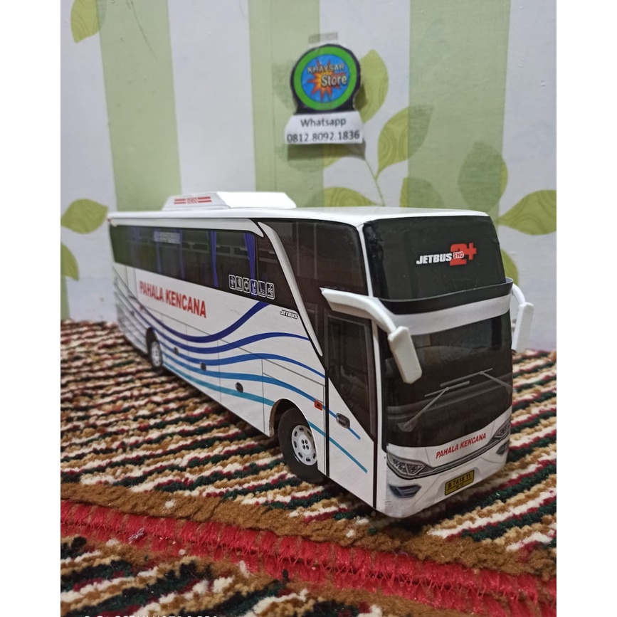 Jual miniatur bus bis SR2 PAHALA KENCANA PUTIH | Shopee Indonesia